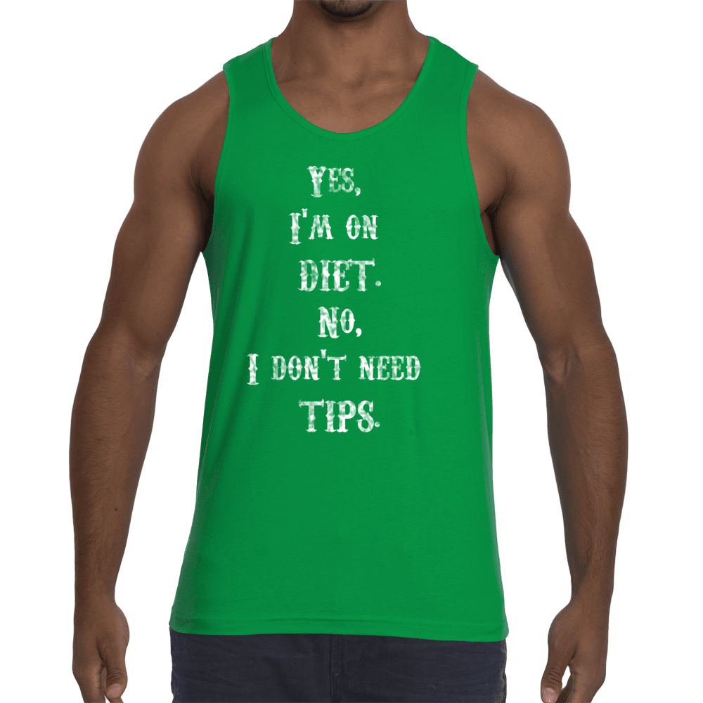 Diet Light Text Unisex Tank - Conversation Enders